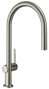 Hansgrohe M54, dřezová baterie Talis s výsuvnou koncovkou, vzhled nerezový 72802800