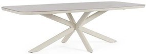 BIZZOTTO Zahradní jídelní stůl ISACCO 240x110 cm světlý