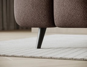Kontinentální postel Sabrina 160x200, hnědá (tonall 22)