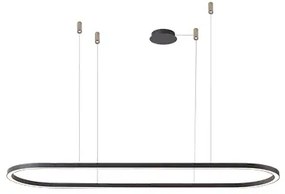 Designový lustr Elena 120 černá