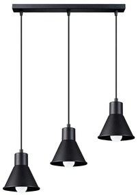 Sollux Lighting Závěsné svítidlo TALEJA 3 Černá [E27].