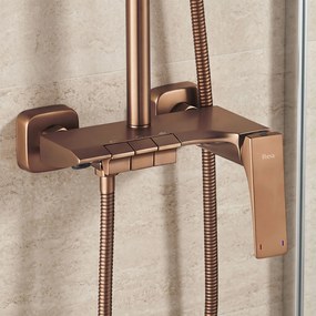 Rea, Sprchový set PREMIUM REA JOE Brush Copper, REA-P4409
