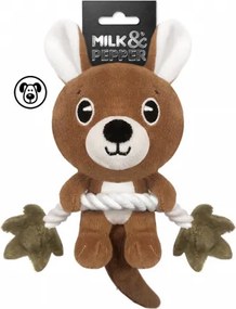 MILK&PEPPER Plyšová hračka klokan Wallaby pro psy