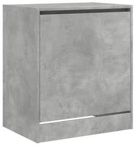 Botník betonově šedý 60 x 42 x 69 cm kompozitní dřevo - Default Title