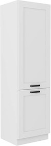 STL 60 cm skřínka vysoká pro lednici LUNA Barevné provedení LUNA: Bílá / Bílá