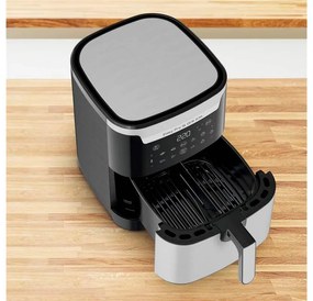 Horkovzdušná fritéza Tefal Easy Fry & Grill XXL 2v1 EY801D15 Nerezová