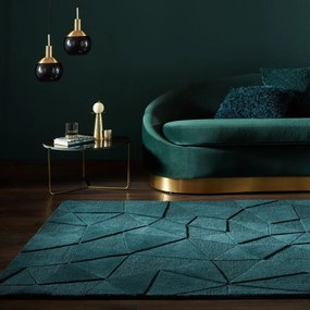 Flair Rugs koberce Kusový koberec Moderno Shard Teal - 160x230 cm