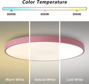 Brilagi-LED Stm svítidlo POOL SMART LED/100W/230V 80 cm Wi-Fi Tuya+DO růžová