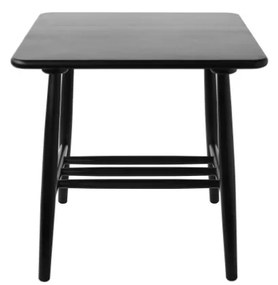 Konferenční stolek Hjørnebord z březového dřeva Barva dřeva:: černá