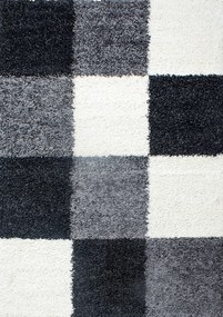 Kusový koberec Life Shaggy 1501 black-60x110
