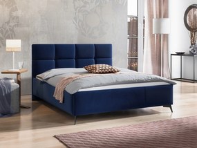 Kontinentální postel Sven 160x200, modrá Fresh