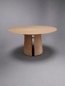 Kulatý jídelní stůl v dekoru dubu ø 137 cm Cep - II. jakost – Teulat