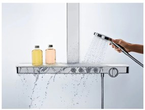 Hansgrohe Rainmaker Select, Showerpipe 460 3jet EcoSmart 9 l/min s termostatem, bílá/chromová, HAN-27029400