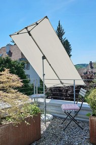 Slunečník SUNCOMFORT Flex Roof 210 x 150 cm šedo-béžová