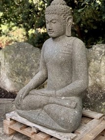 Ručně tesaná socha Buddha ze sopečného kamene 80 - 150 cm 80 cm