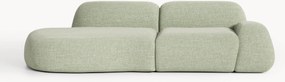 Modulární bouclé šezlong Wolke, 3místný