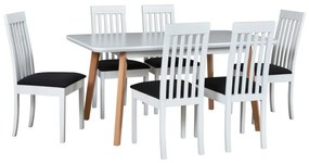 Drewmix jídelní židle ROMA 9 dřevo: sonoma, látka: látka