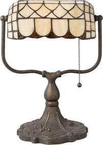 Stolní lampa Tiffany Tricia - 26*21*37 cm E27 / Max 60W