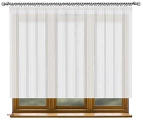 BytoTex Voálová záclona s řasící páskou Nani 400x130 cm