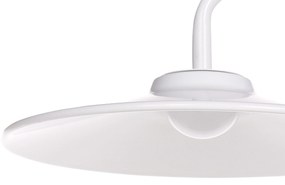 Stojací lampa LED se 2 světly bílá GALETTI Beliani