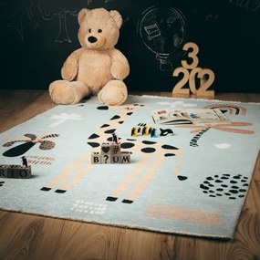 Obsession, Kusový koberec My Greta 625 Giraffe, 115x170, vícebarevná, dětský pokoj