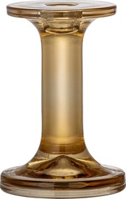 Svícen na klasickou svíčku Jamey skleněný 13,5 cm