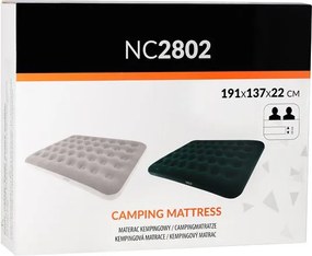 NC2802 ZELENÁ NAFUKOVACÍ MTRACE 191X137X22 CM NILS CAMP