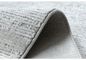 Moderní koberec TULS strukturální, střapce 51248 šedá velikost 180x270 cm | krásné koberce cz