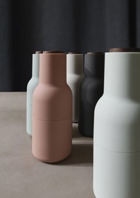 Audo Copenhagen Mlýnek na sůl a pepř Bottle Ash/Carbon Walnut - set 2 ks, šedá barva, černá barva, bílá barva, kov, plast, keramika