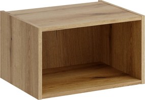 Koupelnová sestava Nova Cashmere I s deskou, regálem a skříňkami 50 cm kašmírová/dub coast evoke