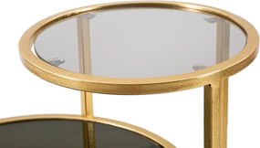 Designový odkládací stolek Calantha 50 cm zlatý