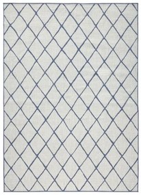 NORTHRUGS - Hanse Home koberce Kusový koberec Twin-Wendeteppiche 103119 blau creme – na ven i na doma - 160x230 cm