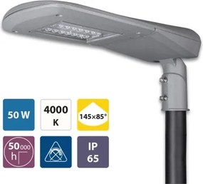 LED svítidlo veřejného osvětlení McLED Street 50W 4000K neutrální bílá ML-521.003.09.0