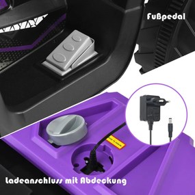 Costway 12 V elektrická dětská čtyřkolka se světlometem mini