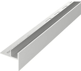 Mexen Line-B lišta na sklo 180 cm pravá, broušená ocel, 181004180R
