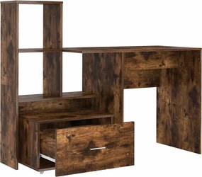 Stůl Kouřový dub Kompozitní dřevo 131,5 x 50 x 106,5 cm 3337269