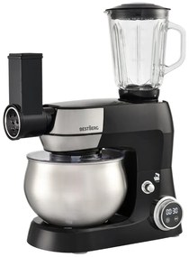 Multifunkční kuchyňský robot BestBerg BBR-1900B / 1900 W / 5 l / 12 rychlostí / černá