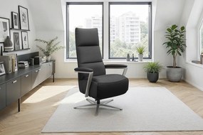 XXXLutz RELAXAČNÍ KŘESLO, kůže, černá Sit & More - Online Only křesla & taburety - 00014402875Z