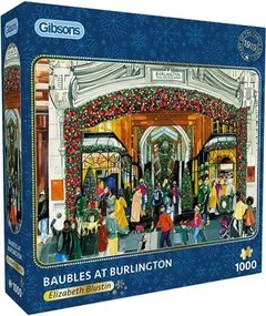GIBSONS Puzzle Ozdoby v Burlingtonu / 1000 dílků / 68 × 49 cm