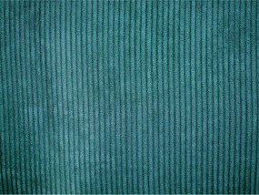 Sada 2 manšestrových polštářů 47 x 27 cm modrozelené ZINNIA Beliani