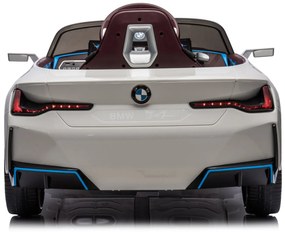 Dětské elektrické autíčko s dálkovým ovládáním BestBerg BBCC-20W – BMW i4 / nosnost 30 kg / Li-Ion baterie / bílá