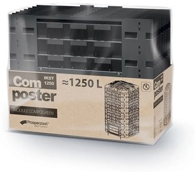 Kompostér COMPOREEN VAR 1250 L černý