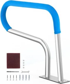 bazénové madlo 81,3 × 58,4 cm z nerezové oceli se základní deskou pro vířivky