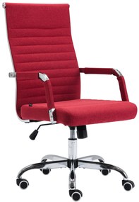 Kancelářská židle Skive - látkový potah | červená