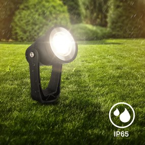 BRI 3918035 Startovací sada Lillis – CONNECT TO SHINE, 3ks bodových svítidely, IP65, černá - BRILONER