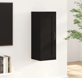 vidaXL Závěsná skříňka 35 x 34 x 90 cm kompozitní dřevo [812475] Barva: Černá