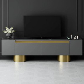 Televizní stolek Bohem Anthracite and Gold