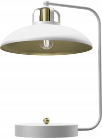 Stolní lampa Felix White/gold 1xE27