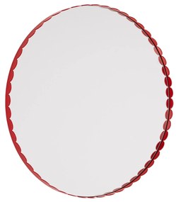 HAY Zrcadlo Arcs Round, Red