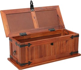 Úložná truhla 60 x 25 x 22 cm masivní akáciové dřevo 247240
